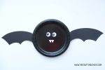 Bat Paper Plate Kids Craft