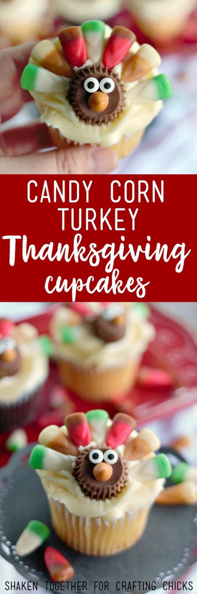 Candy Corn Turkey Thanksgiving Cupcakes: Adorable Thanksgiving Treats ...