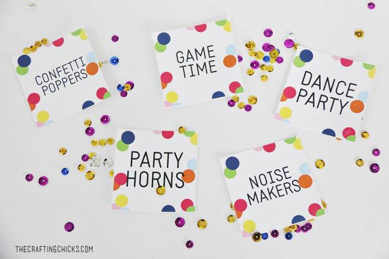 New Year's Eve Kids' Countdown Bags - The Crafting Chicks