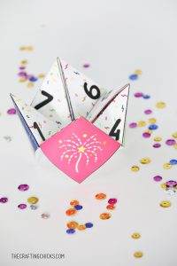 New Years Fortune Teller Printables - The Crafting Chicks
