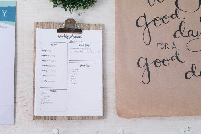 Farmhouse Style Family Command Center - The Crafting Chicks