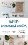 Farmhouse Style Family Command Center - The Crafting Chicks