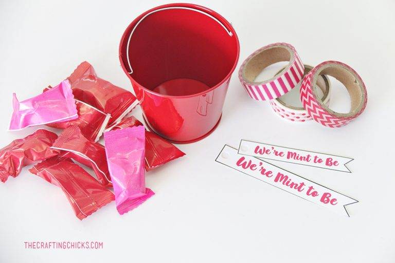 We're Mint to Be Printable Valentines - The Crafting Chicks
