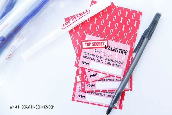 Top Secret Valentine Printable - The Crafting Chicks