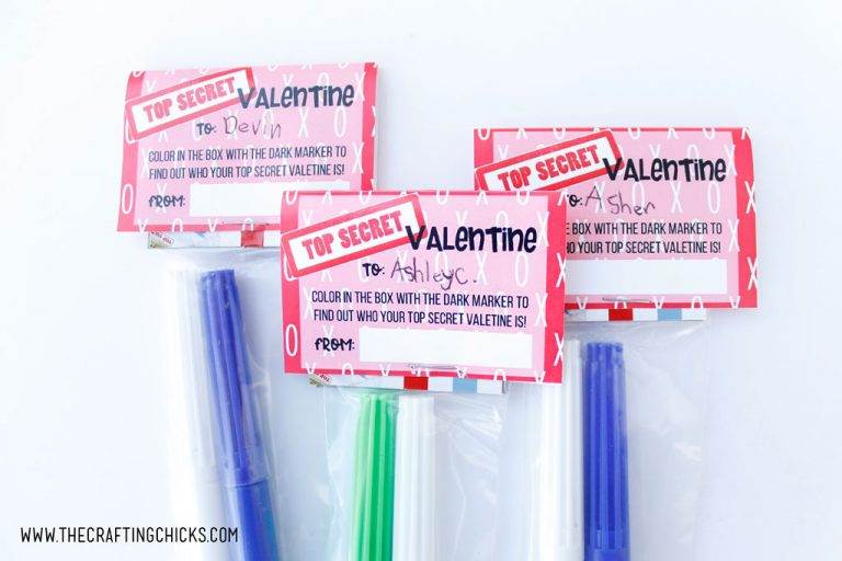 Top Secret Valentine Printable - The Crafting Chicks