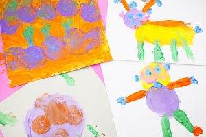 Painting with Fruit and Vegetables - The Crafting Chicks