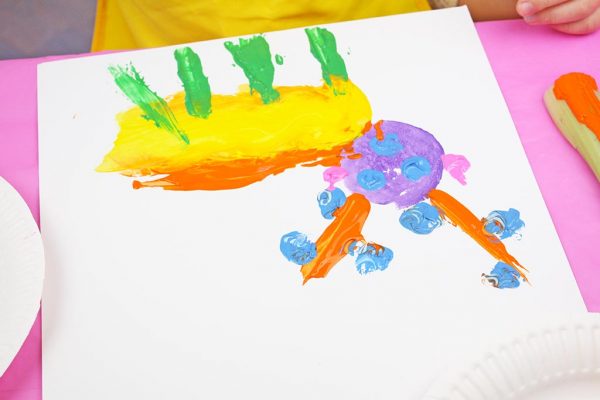 Painting with Fruit and Vegetables - The Crafting Chicks