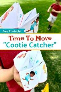 Time to Move Cootie Catcher - The Crafting Chicks