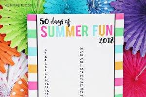 Summer Fun Chart Free Printable - The Crafting Chicks