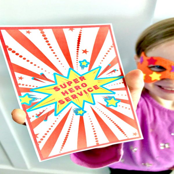 Super Hero Service - The Crafting Chicks