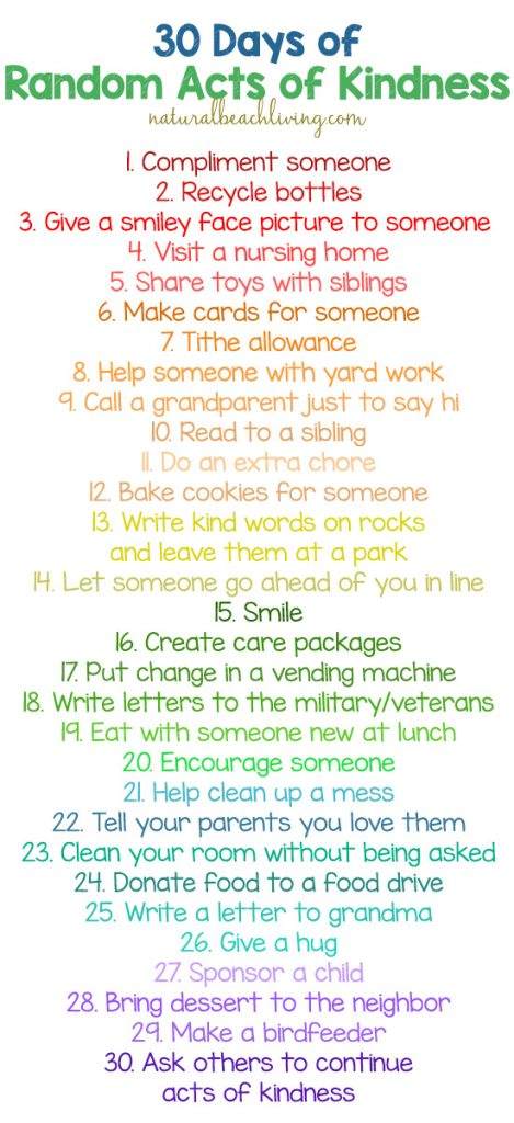 Random Acts of Kindness - The Crafting Chicks