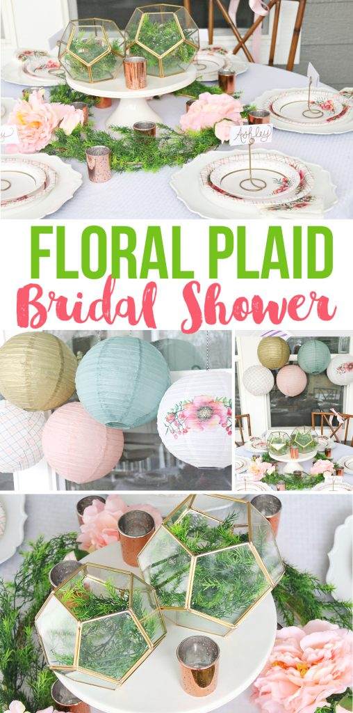 Easy Floral Bridal Shower - The Crafting Chicks
