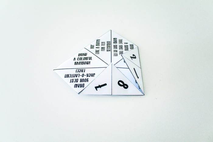 Seasons Activity Fortune Teller Free Printable - The Crafting Chicks