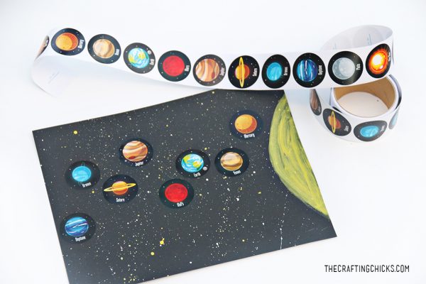 Easy Solar System Craft for Kids - The Crafting Chicks