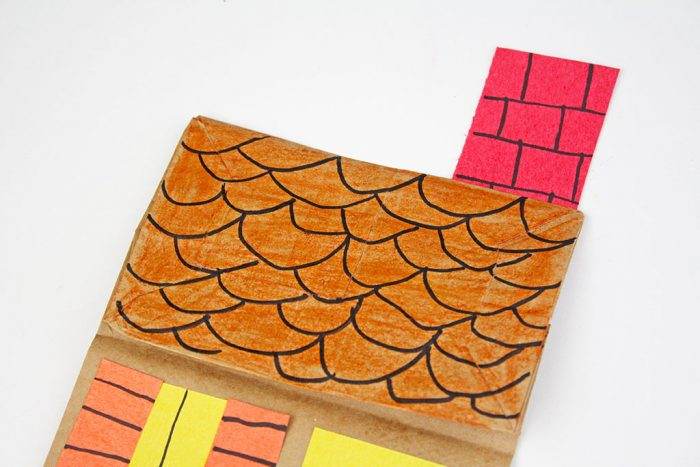 Paper Bag Haunted House Craft - The Crafting Chicks