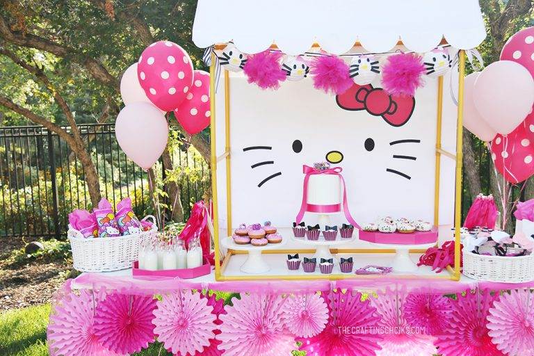 Hello Kitty DIY Paper Lanterns - The Crafting Chicks