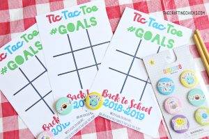 Back to School Goal Setting Tic-Tac-Toe - The Crafting Chicks