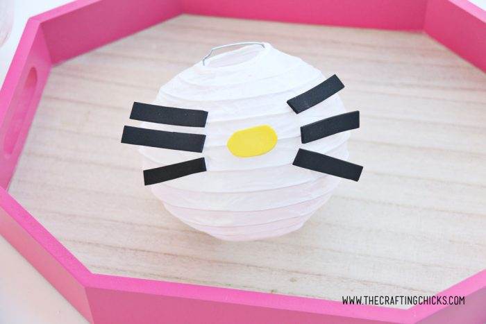 Hello Kitty DIY Paper Lanterns - The Crafting Chicks