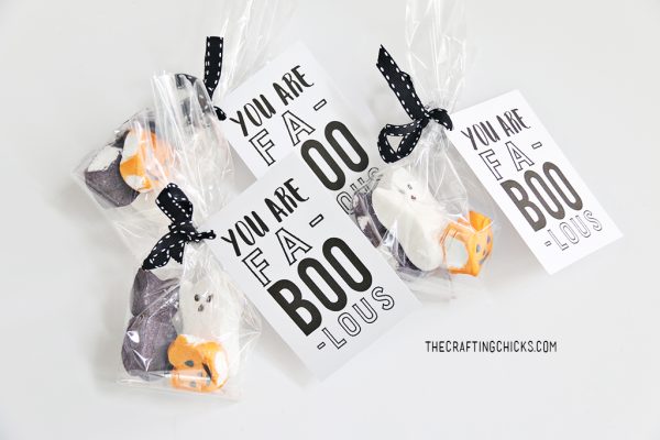 Fa "BOO" Lous Halloween Treat Tag - The Crafting Chicks