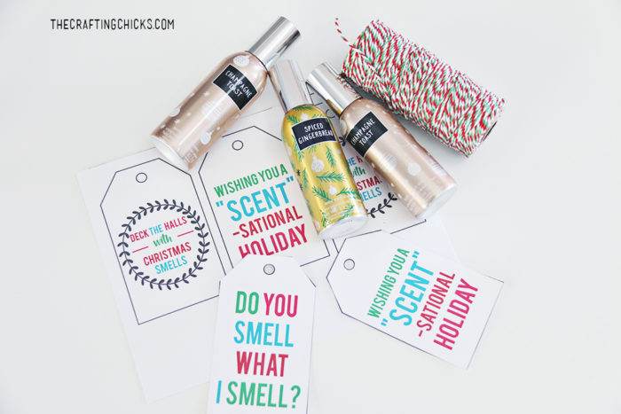 Christmas Scents Gift Tag - The Crafting Chicks