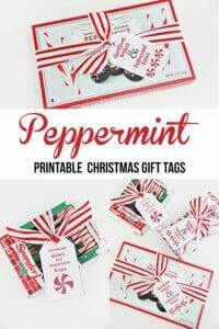 Peppermint Gift Tag Printable - Perfect for Christmas Gifts - The ...