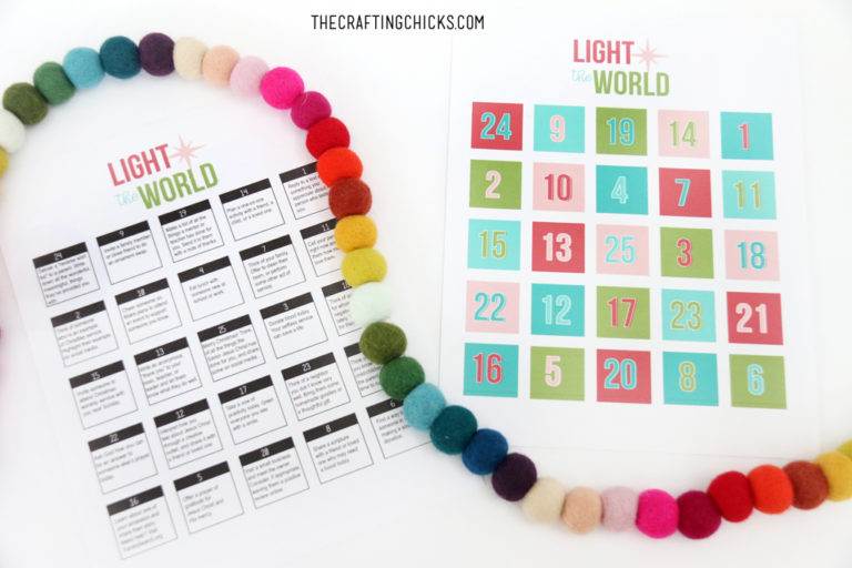 Light the World Advent - The Crafting Chicks