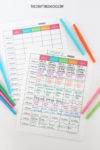 Kids Weekly Planner Templates - The Crafting Chicks
