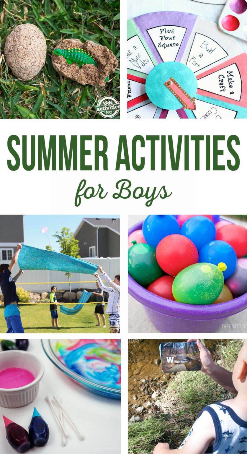 Summer Activities for Boys - The Crafting Chicks