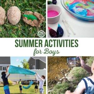 Summer Activities for Boys - The Crafting Chicks