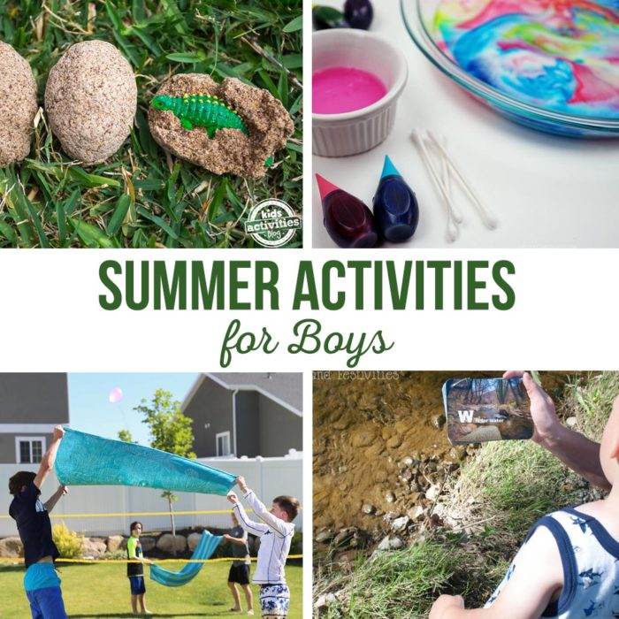 Summer Activities for Boys - The Crafting Chicks