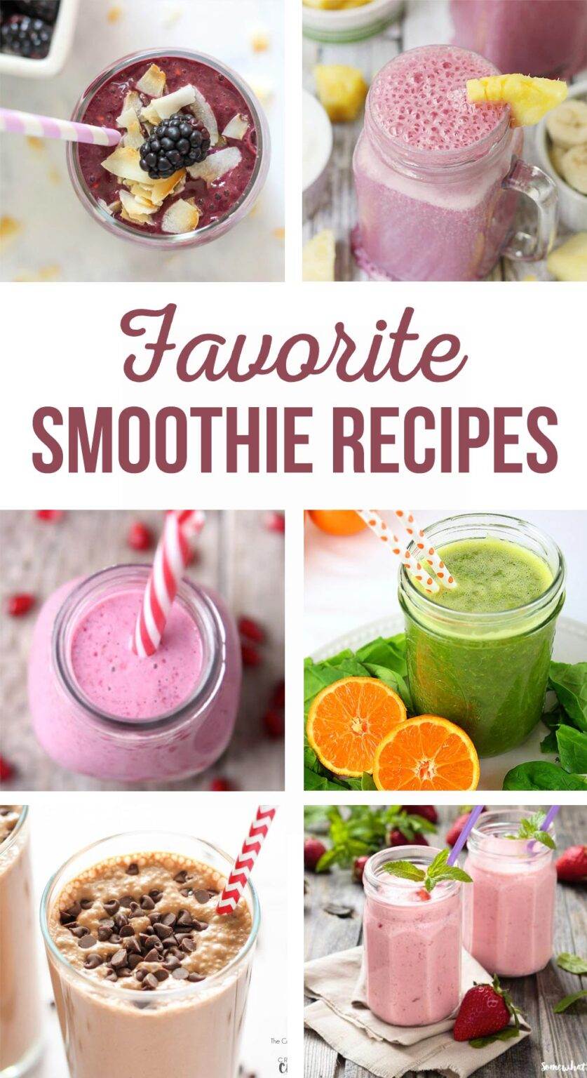 Smoothie Recipes - The Crafting Chicks