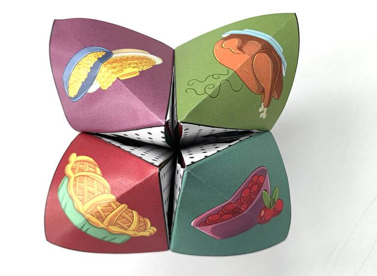 Thanksgiving Cootie Catchers - The Crafting Chicks
