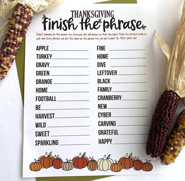 Thanksgiving & Fall Printables Archives - The Crafting Chicks