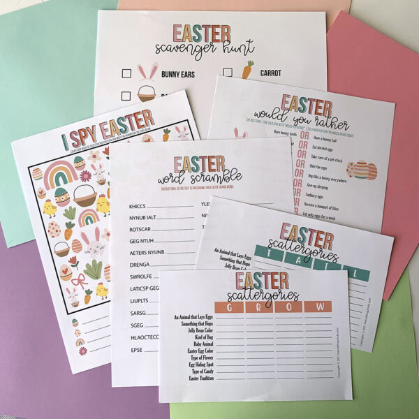 Easter Scavenger Hunt Printable - The Crafting Chicks