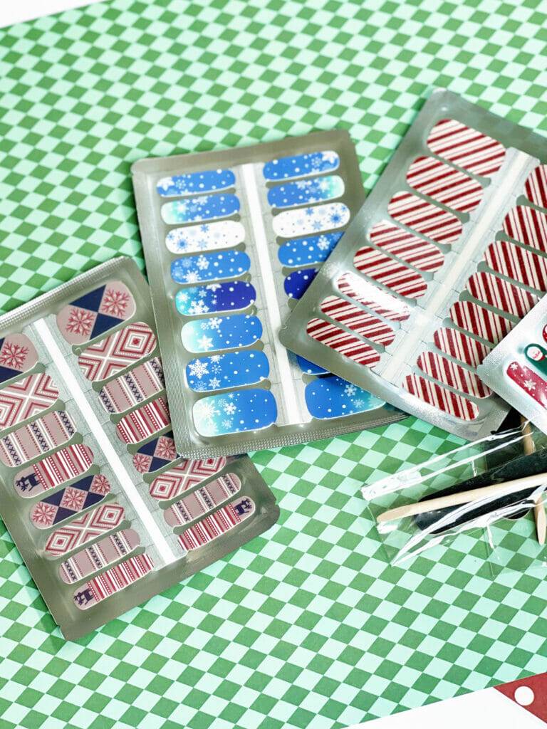 Christmas Nail Wraps Gift with Free Printable - The Crafting Chicks