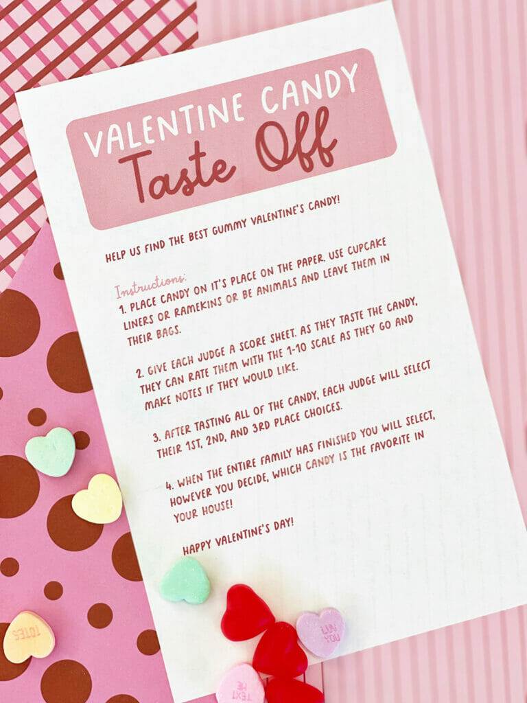 Valentine Candy Taste Off - The Crafting Chicks
