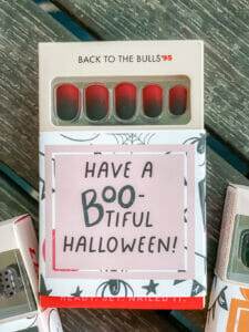 Halloween Nail Gift Tag Printables - The Crafting Chicks