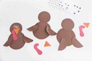 Paper Fan Turkey Craft - The Crafting Chicks