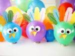 Turkey Balloon Kid Craft - The Crafting Chicks