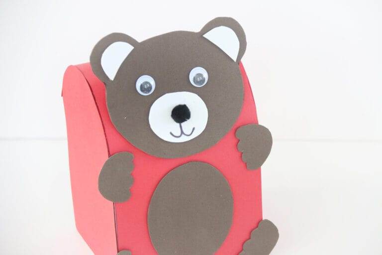 How To Make A Teddy Bear Valentine Card Box: Easy, Cute, And Free ...