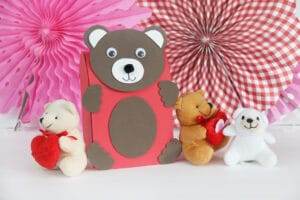 How To Make A Teddy Bear Valentine Card Box: Easy, Cute, And Free ...