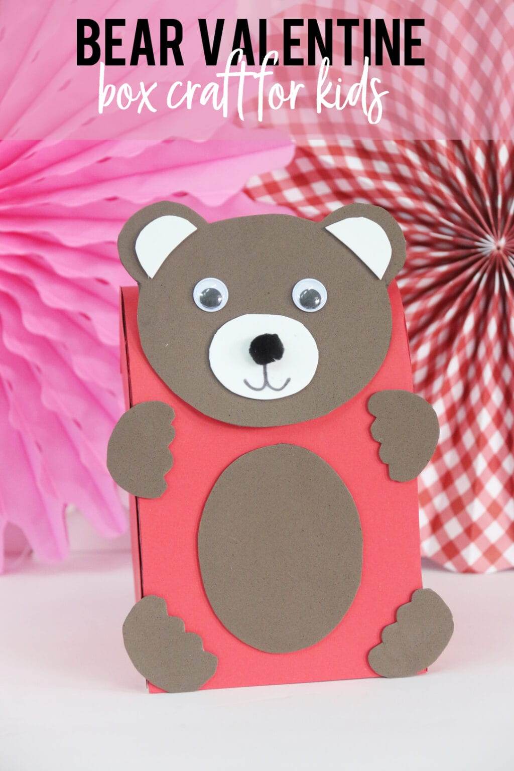 DIY Fox Valentine Box With Printable Template - The Crafting Chicks