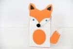 DIY Fox Valentine Box With Printable Template - The Crafting Chicks