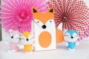DIY Fox Valentine Box With Printable Template - The Crafting Chicks