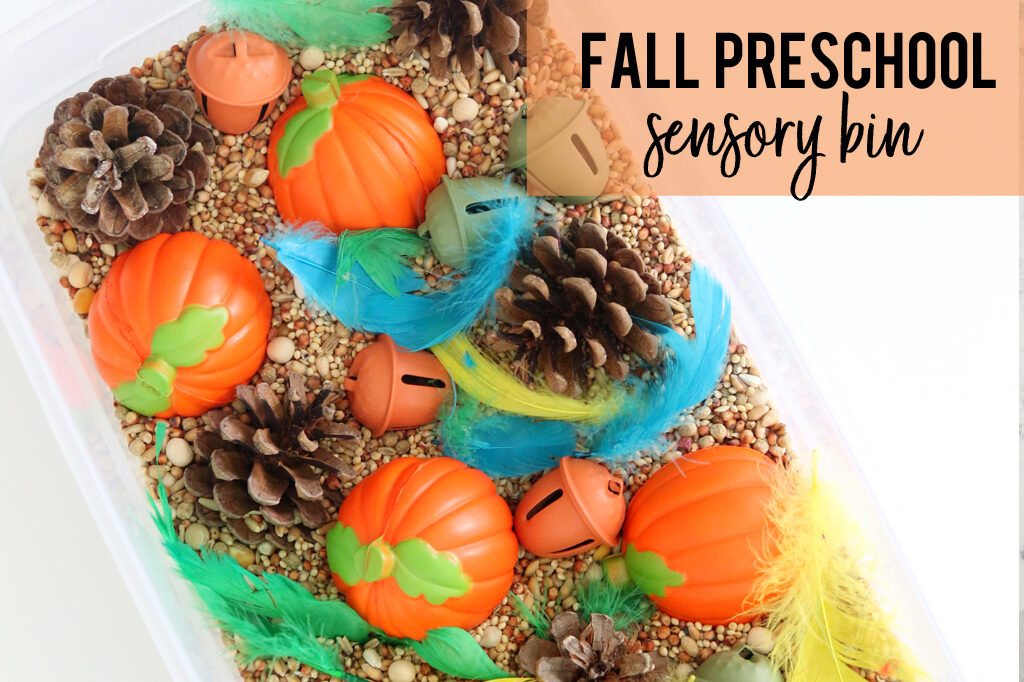 Thanksgiving Fall Sensory Bin for Kids: Easy Setup for Preschoolers ...