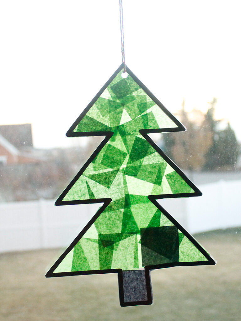 Christmas Suncatcher Craft Ideas for Kids (Free Printable Templates ...