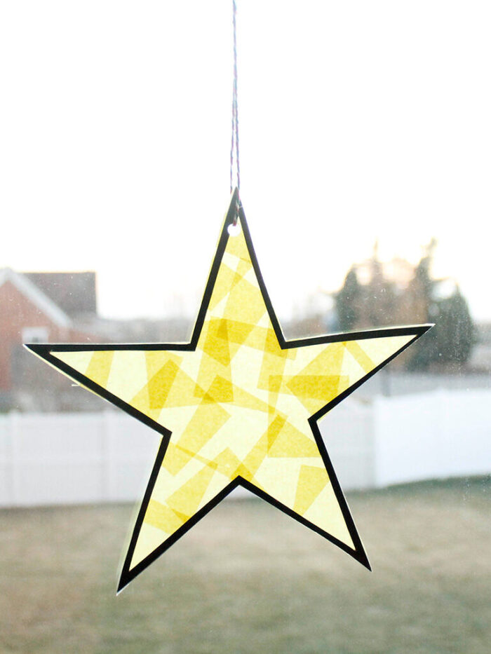 Christmas Suncatcher Craft Ideas for Kids (Free Printable Templates ...