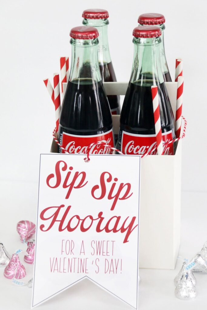 6 Doorstep Valentine Gift Ideas with Free Printable Love Gram Tags ...